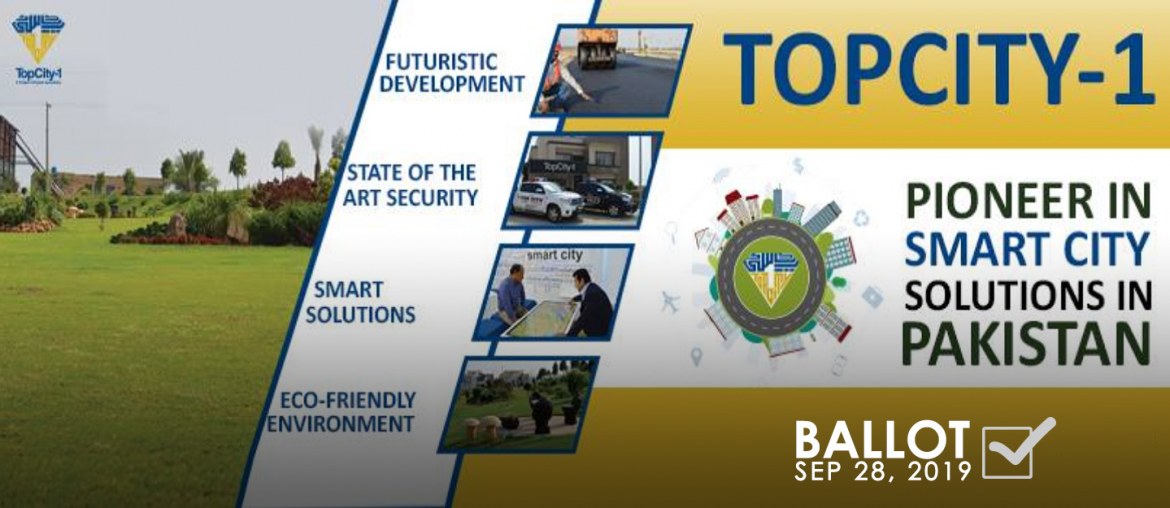 Ballot for 5 Marla Plots in TopCity-1 to Take Place on 28th Sept. 2019 | Zameen Blog