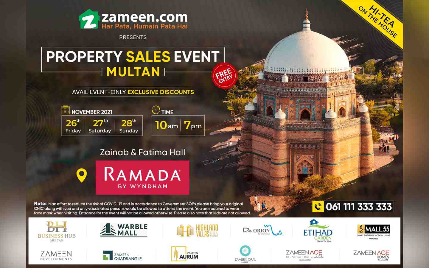 Zameen Property Sales Event In Multan – November 2021 | Zameen Blog